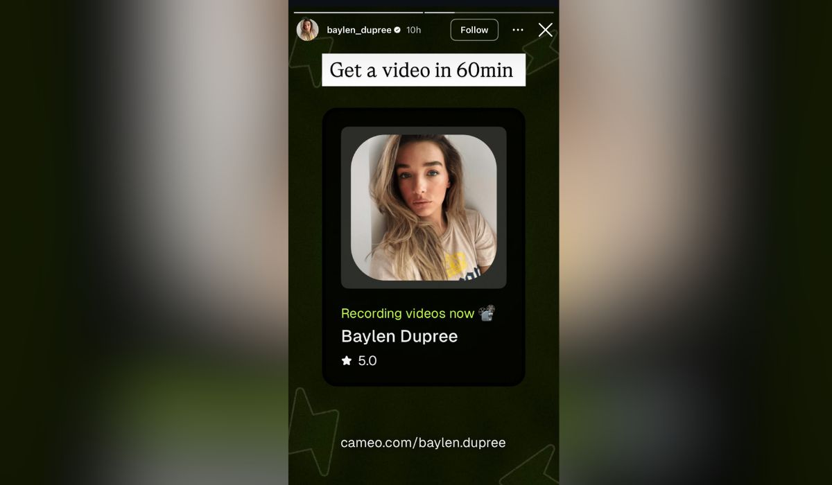 Baylen Out Loud: Baylen Dupree Finds A New Source Of Earning, Updates ...