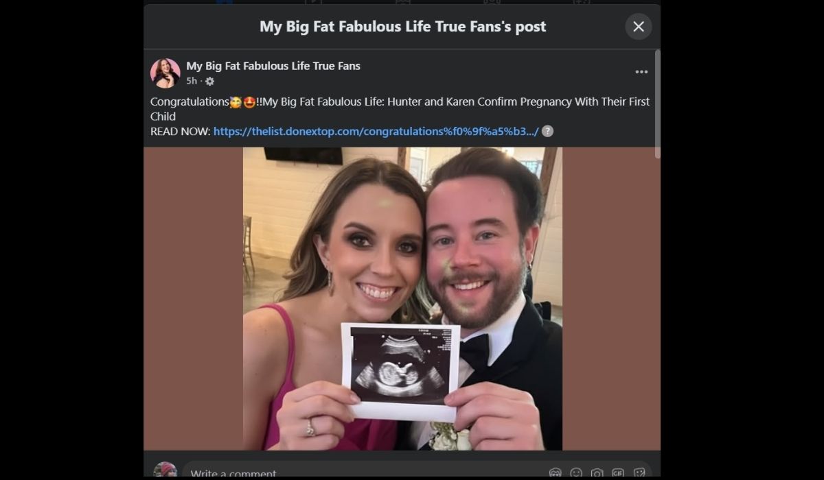 My Big Fat Fabulous Life Star Hunter Thore & Karen Confirm Pregnancy ...